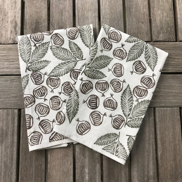 American Chestnut Tea Towel – Three Pines Studio